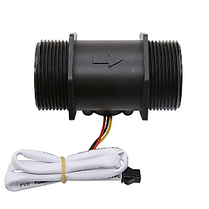 DIGITEN G1-1/2" G1.5" Water Flow Sensor, Food-Grade Hall Effect Sensor Flow Meter Flowmeter Control 5-150L/min - Arduino, Raspberry Pi, and Reverse Osmosis Filter Compatible
