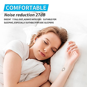 LYSIAN Ultra Soft Moldable Ear Plugs for Sleeping and Swimming Adults and Kids - Reusable Noise Cancelling Earplugs for Sound Blocking, Snoring, Study