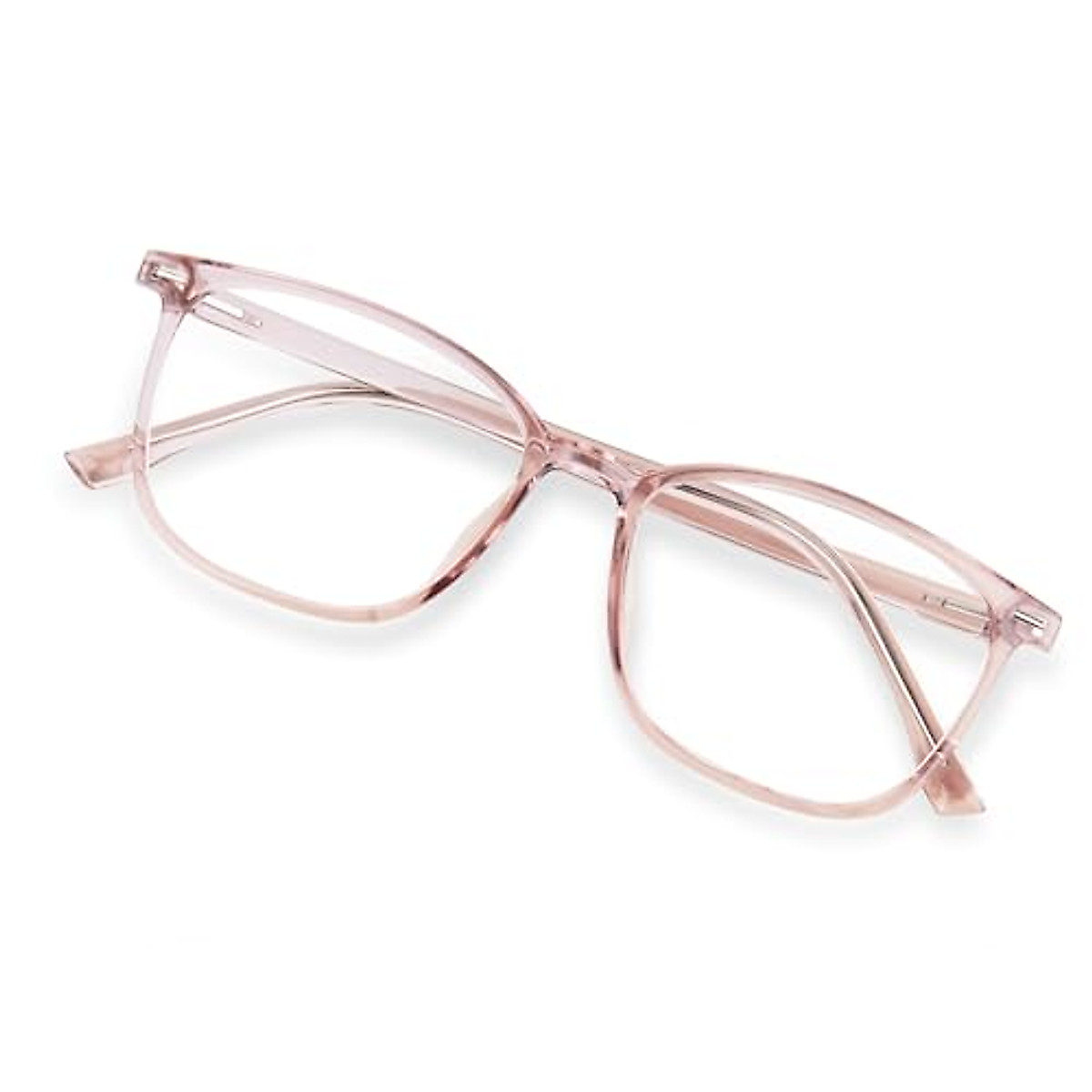 FONHCOO Blue Light Blocking Glasses Women Men TR90 Fashion Round Frame Transparent Eyewear Anti UV Glare Computer Blue light Glasses for Women Men