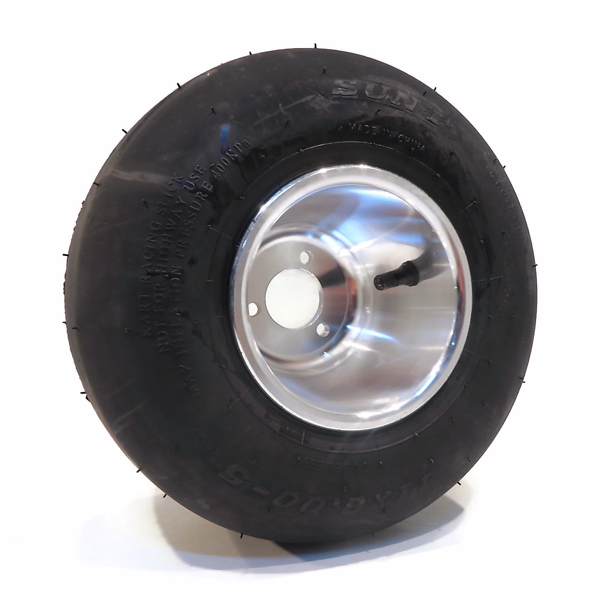 The ROP Shop | (Pack of 2) Tubeless Racing Slick Tire 11x6.00-5 with Aluminum Wheel for Go Kart