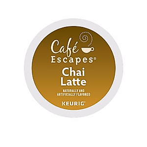 Cafe Escapes Chai Latte Keurig Single-Serve K-Cup Pods, 96 Count (4 Packs of 24)