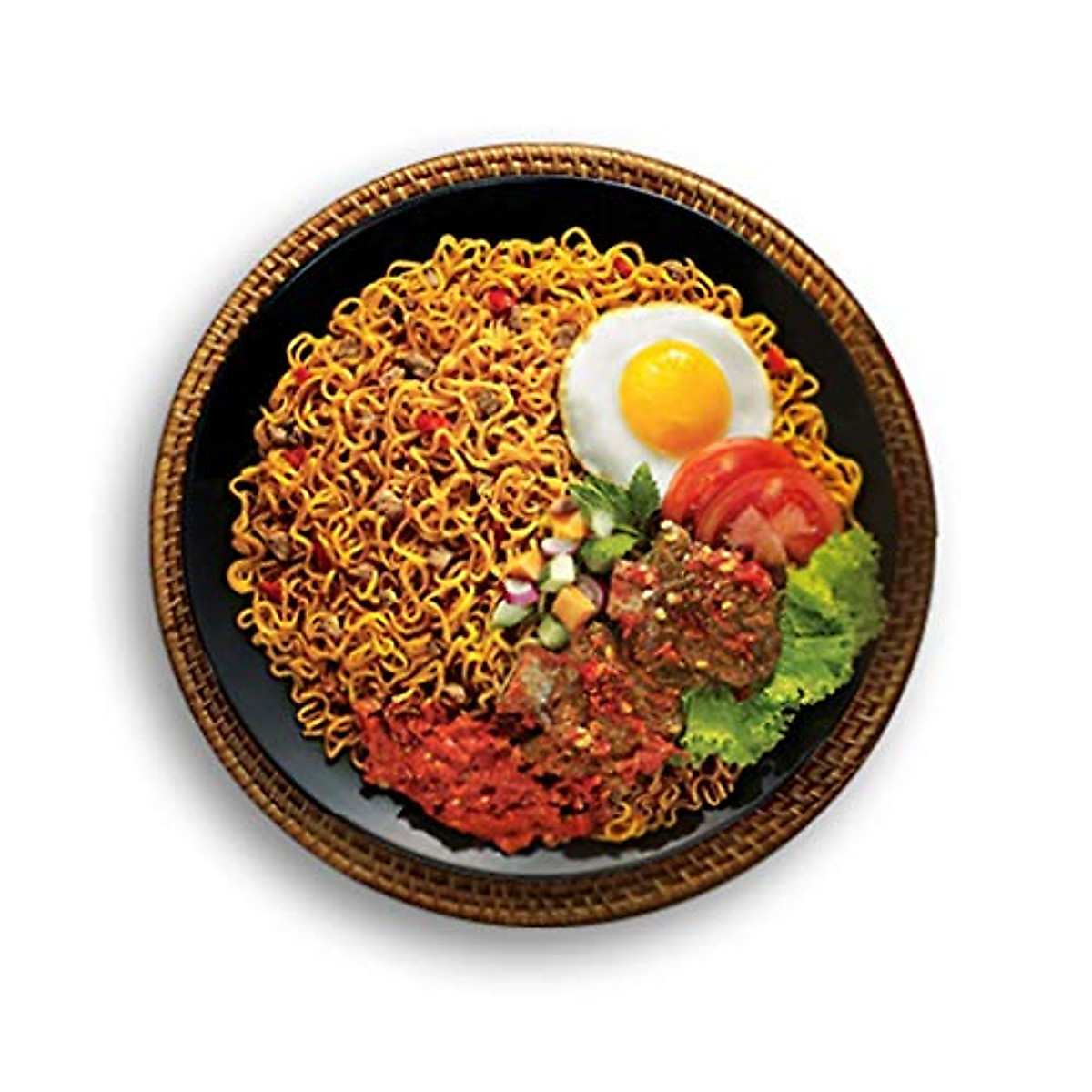 Indomie Mi Goreng Instant Stir Fry Noodles, Halal Certified, Original Flavor, 3 Ounce (Pack of 30)