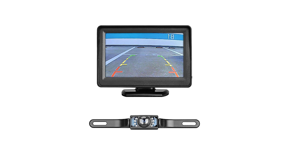 Wireless Backup Camera Monitor Kit with Night Vision for Vehicles