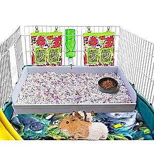 Guinea Pig Litter Box for All C&C and Midwest Cages,Guinea Pig Bedding Litter Box,Guinea Pig Kitchen Area Keep The Guinea Pig Cage Clean and Tidy