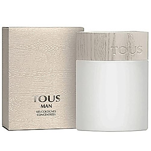 TOUS Man's Les Colognes Concenters, clear, 3/4 Ounce