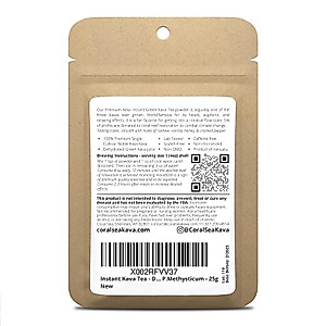 Instant Kava Tea Powder Kelai - Volcano Island’s Secret - 12+ Servings - Noble Kava Juice from Epi Island Vanuatu - Stress Release & Mood Support - Non-Habit Forming - Easy Mix 30:1 Concentrate
