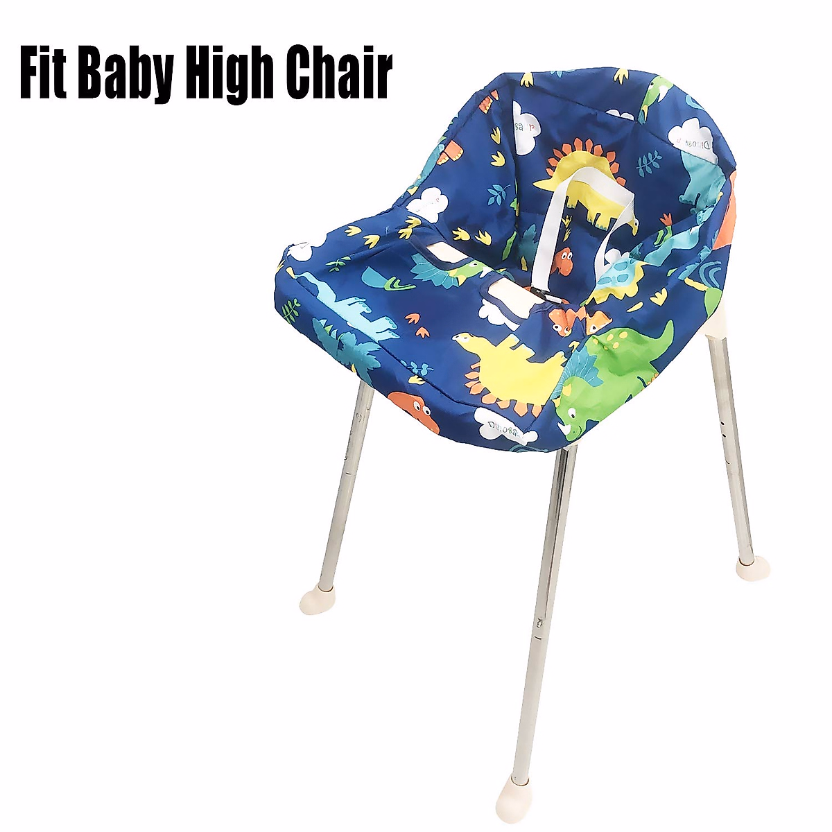 Portable Shopping Cart Cover | High Chair and Grocery Cart Covers for Babies, Kids, Infants & Toddlers ✮ Includes Free Carry Bag ✮ (Simple Dinosaur)