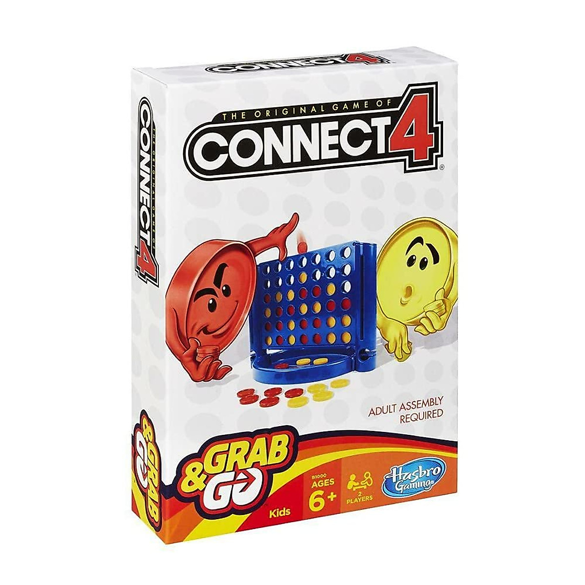 Hasbro Family Grab and Go Variety Pack Bundle: Clue, Monopoly, Connect 4 and Hungry Hungry Hippos Travel Sized Board Games (4 Items)