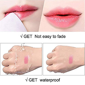 3 Pack Aloe Vera Lipstick, LemonSac Long Lasting Nutritious Lip Balm Lips Moisturizer Magic Temperature Color Changing Lip Gloss (3Pcs)