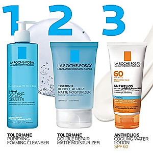 La Roche-Posay Anthelios Cooling Water Lotion Sunscreen for Body and Face, Broad Spectrum Sunscreen SPF, Absorbs Quickly, Water Resistant Every Day Sun Protection for Sensitive Skin