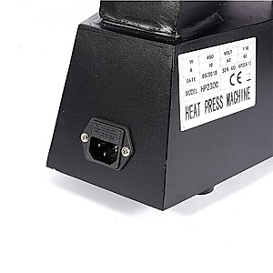 Heat Press Machine, 110V Digital Press Single Heater 600W Small Digital Label Heat Press Machine T-Shirt Logo Printing for Transfer Stickers Labels DIY Logo, 0-250℃