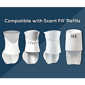 Scent Fill 100% Natural Fresh Peppermint Plug in Refills Air Freshener, Scented Oil Refills, 3 Refills