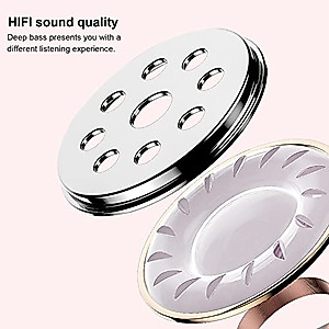 PUSOKEI Gaming Headset, Deep Bass Cat Ear Gaming Headphones Bluetooth 5.0, Retractable and Foldable Cat Headphones Noise Reduction Over Ear Headphones with Soft Earmuffs(Blue