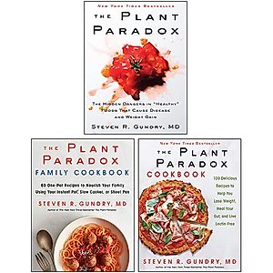 The Plant Paradox Family Cookbook, The Plant Paradox, The Plant Paradox Cookbook 3 Books Collection Set By Dr. Steven R Gundry MD