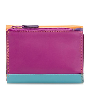 mywalit Tri-Fold Wallet - Leather, Multi-Color, 8 Card, Id Window, Coin Pocket