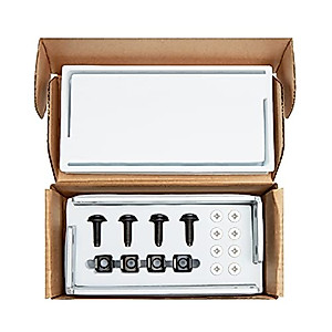 GeoLynx Silver Rack Mount Adapter Bracket Ear Kit for Ubiquiti US-8-150W UniFi Switch 8 Port | Edge Switch 8 Port with M6 Cage Nuts Screws & Hardware