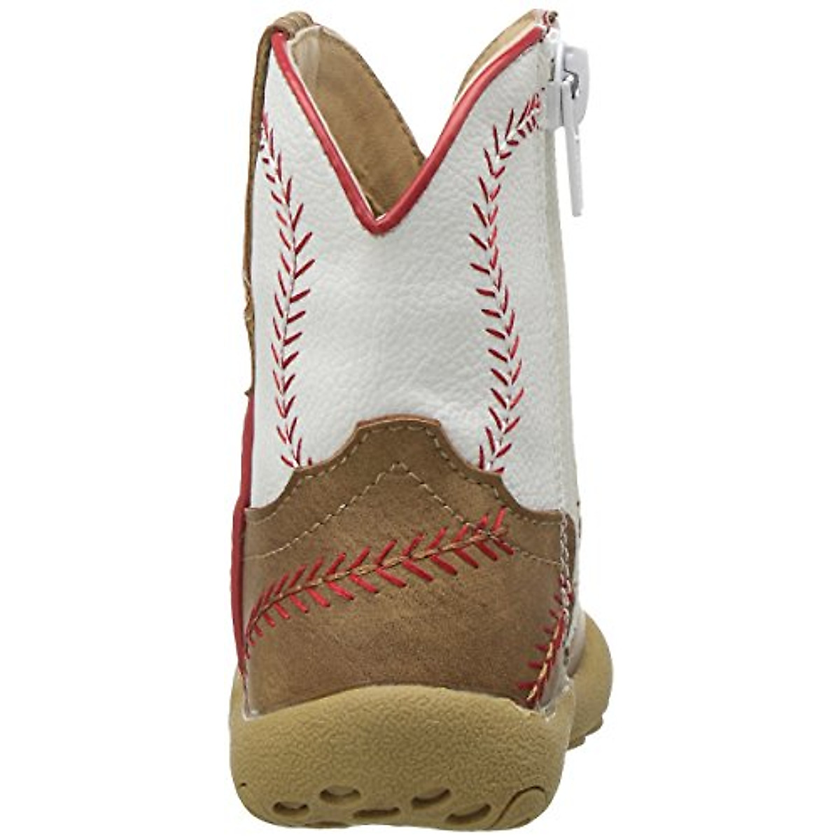 Roper Infants Cowbabies Roper Baseball Boot, Tan, 4