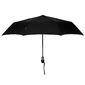 DAVEK DUET UMBRELLA - Extra-Large Windproof Umbrella with Automatic Open & Close (Black)