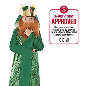 Morph 3 Wise Men Costume Kids, Catholic Saint Costume Kids, Biblical Costumes Kids Nativity Costume Kids, Three Kings Costume, Todder 3-4 years, Green
