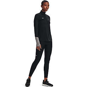 Under Armour Womens 1/2 Zip Pullover, Black, Small