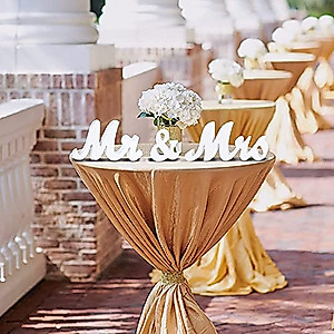 VIOPVERY Wedding Decorations Set,Large Mr and Mrs Sign & Just Married Banner,Mr & Mrs Signs for Wedding Table,Wooden Letters Sweetheart Table,Photo Props Wedding Decorations for Anniversary,White