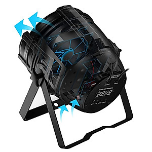 BETOPPER Stage Light DJ Washing Strobe Lights for Parties 54 LED Super Bright DMX512 White/Off White 5000 Lumens Par Lighting for Church Event,Wedding,Theater,Studio,Photostudio,Event etc.