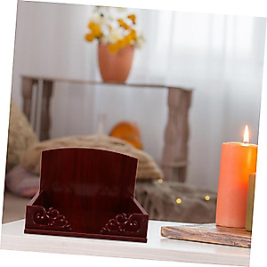 Cabilock Buddha Statue Altar Buddha Shelf for Desktop Wood Buddhist Altar Buddha Shelf for Home Tabletop Buddha Shelf Wood Carving Buddhist Altar Multi-functional Buddha Shelf