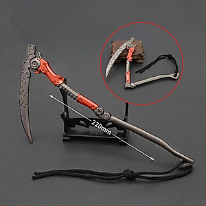 APEX Revenant Heirloom Metal Scytche Dead Man's Curve Action Figures Toys Collection Gift Party Supplies Desk Decoration 9inches（Foldable）