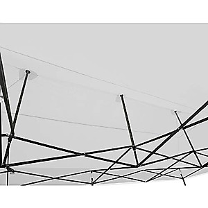 AMERICAN PHOENIX 10x20 Canopy Tent Pop Up Portable Instant Commercial Heavy Duty Outdoor Market Shelter (10'x20' (Black Frame), White)