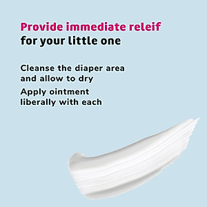 De la Cruz Baby Diaper Rash Cream with Zinc Oxide - Maximum Strength Baby Healing Ointment to Help Soothe, Heal and Prevent Diaper Rash - 3.4 OZ