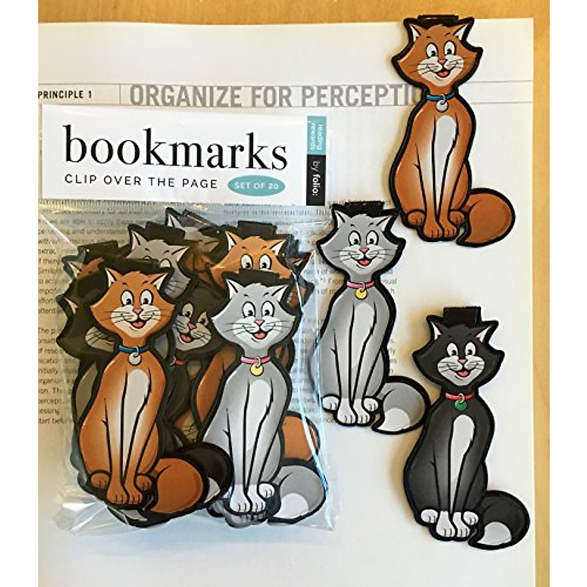 Octopus Bookmarks - (Set of 20 Book Markers) Bulk Animal Bookmarks Students, Kids, Teens, Girls & Boys. Ideal Reading incentives, Birthday Favors, Reading Awards Classroom Prizes!