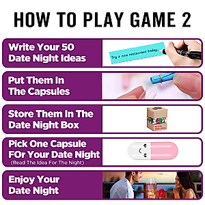 Klassia Romantic Games for Couples- Fun Conversation Cards for Better Relationship- Date Night Box- 160 Questions - Perfect Anniversary & Valentines Day Gifts for Couples