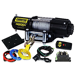 Champion Power Equipment-14560 4500-lb. ATV/UTV Wireless Winch Kit