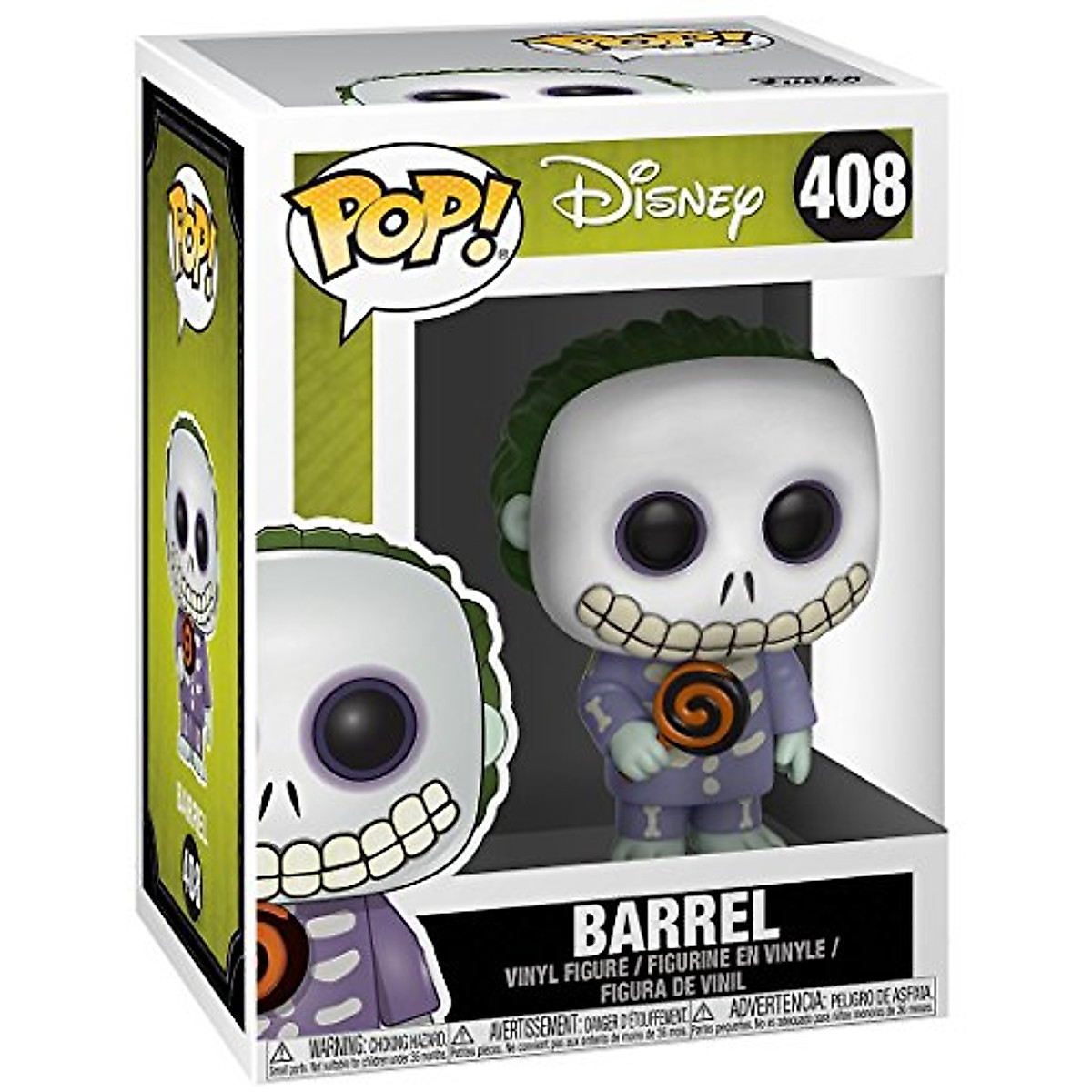 Disney: The Nightmare Before Christmas - Barrel Funko Pop! Vinyl Figure (Bundled with Compatible Pop Box Protector Case)