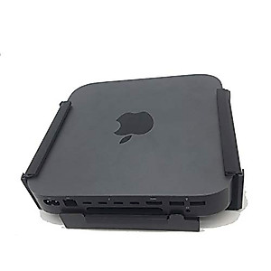 JINGCHENGMEI Mac Mini Mount - Mount for Mac Mini No Scratches on Your Equipment (MacMiniMount, Black)