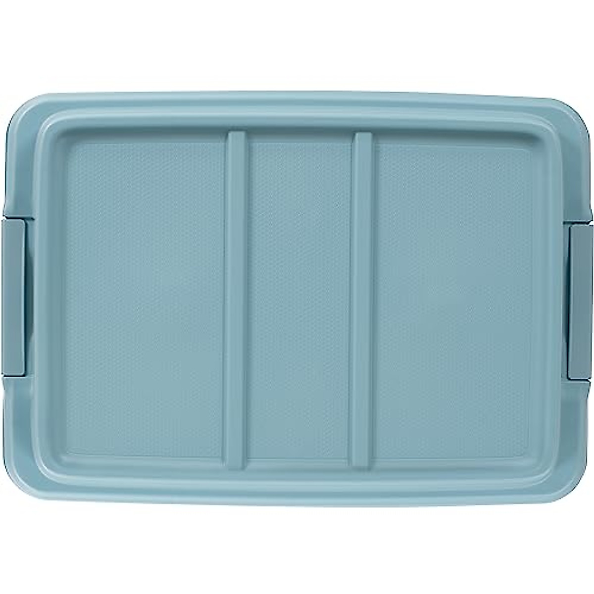 Hefty HI-RISE Stackable Storage Bins - Under Bed Storage Containers with Lids, Shoe Organizer, Plastic Storage Bins, Clear Shoe Boxes with XL Lid-Locking Latches, Durable Double Rim - 18qt (8 Pack)