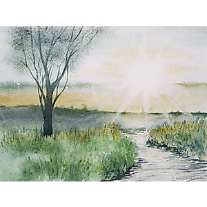 Schmincke - HORADAM® AQUARELL, Super- Granulation Set Shire 5 x 5 ml tubes, 74 860 097, cardboard set, very strong granulating colors, finest, supergranulating watercolors