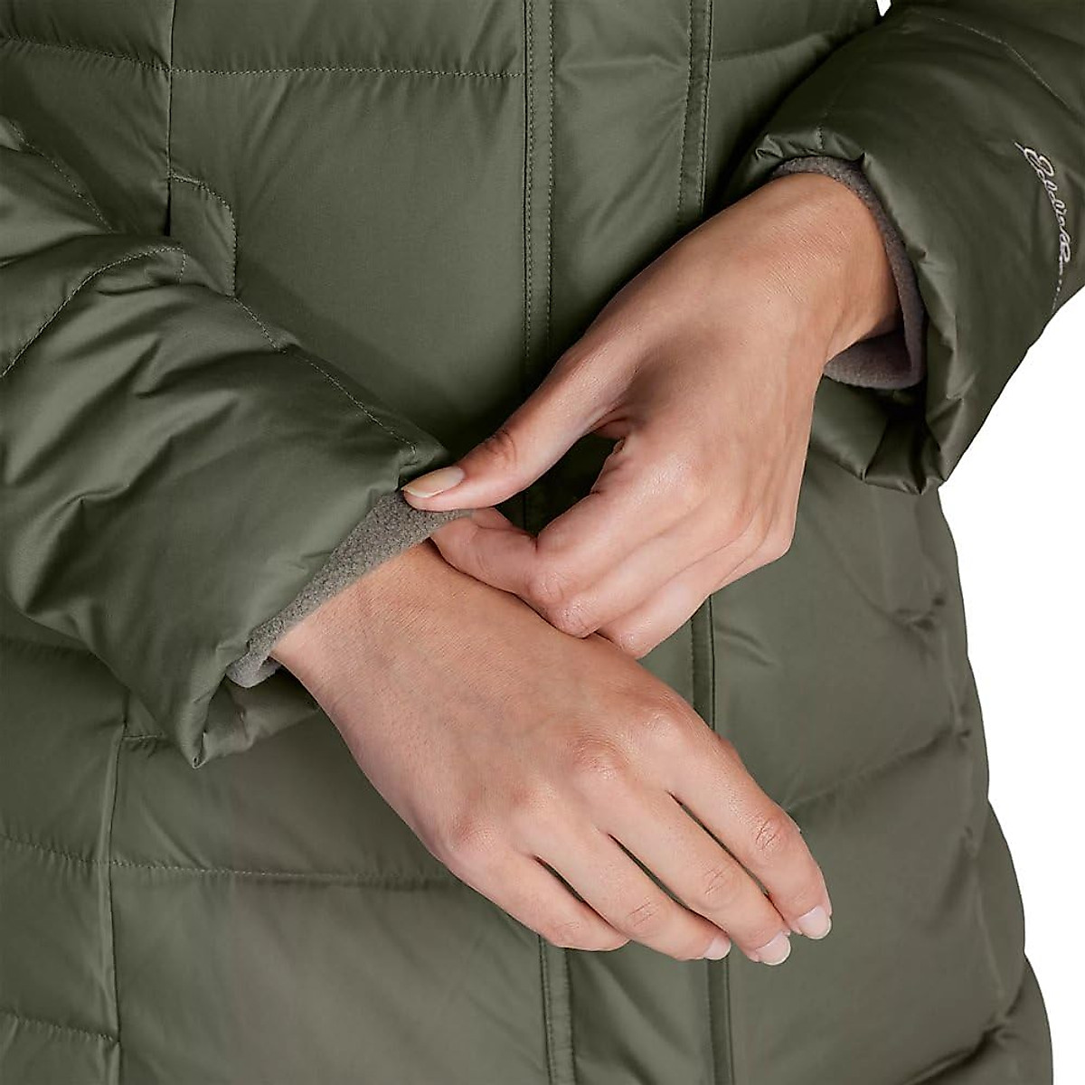 Eddie Bauer Women's Lodge Down Duffle Coat, Black, Small