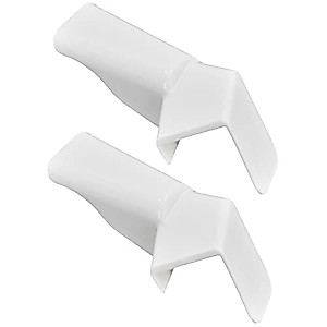 Rain Gutter Spout, RV Gutter Spouts, 𝑼𝒏𝒊𝒗𝒆𝒓𝒔𝒂𝒍 𝑺𝒊𝒛𝒆 to Protect The top of The RV in Rainy Days, Directs Rainwater Away from The Sides of Your RV, Left and Right Side, 2 Left & 2 Right）