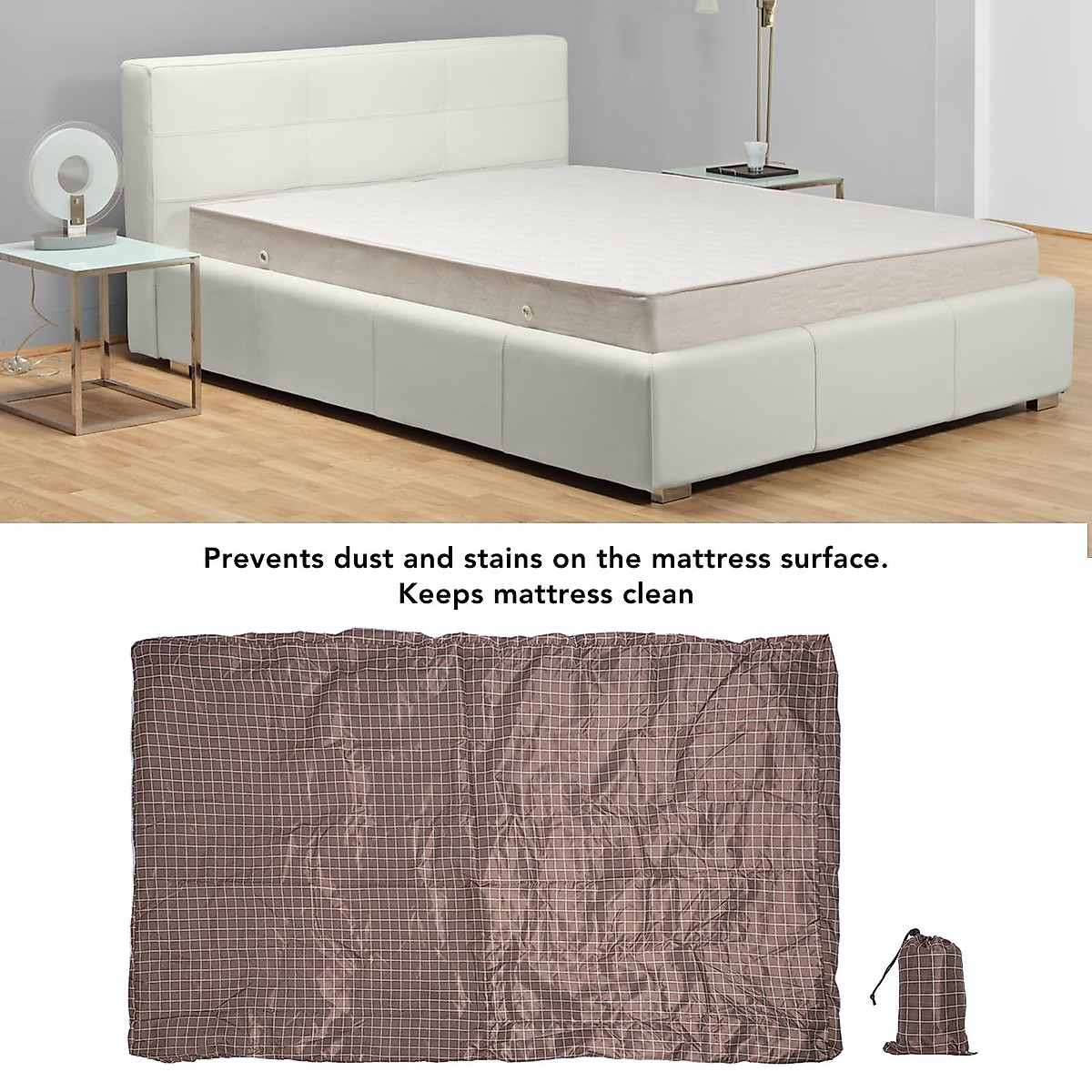 Yosoo 6 inch Memory Foam Folding Mattress with Storage Bag, Full Size Portable Trifold Topper (208 * 160 * 38cm)