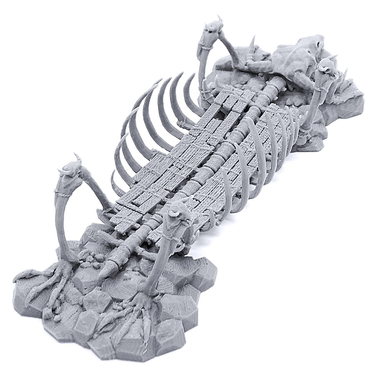 EnderToys Bone Bridge by Printable Scenery, 3D Printed Tabletop RPG Scenery and Wargame Terrain 28mm Miniatures