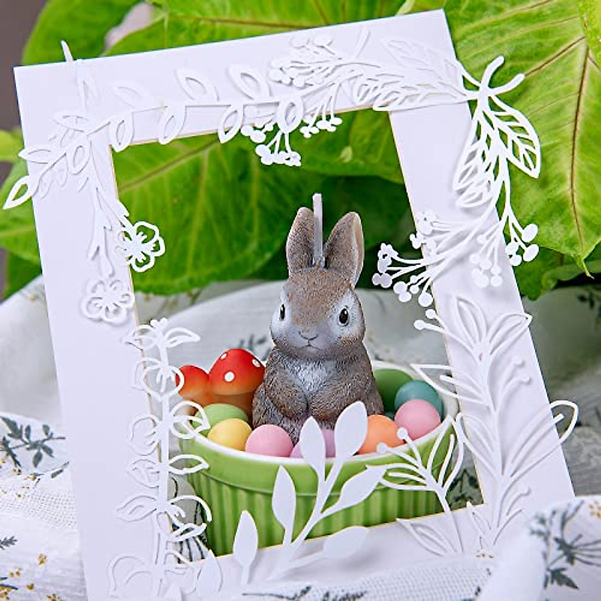 Easter Rabbit Bunny Egg Scented Aromatherapy Candle Bowl