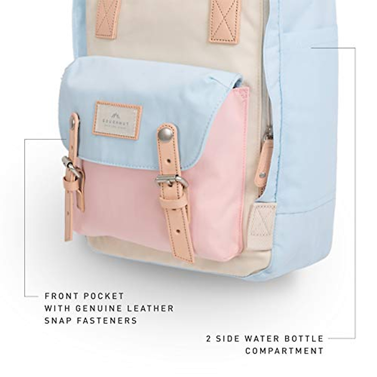 Doughnut Macaroon 16L Travel Backpack Ladies College Lightweight Casual Daypacks Bag Backpack