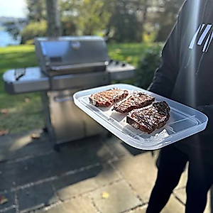 Outset 76204 Grill Prep Station With Lid, 15" x 10" x 2.6"