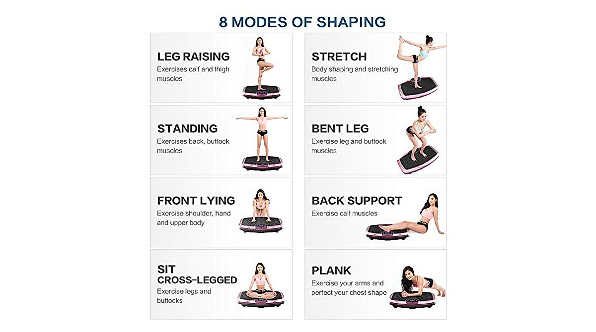 Nimto Vibration Plate Exercise Machine for Whole Body Fitness