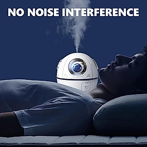 Humidifiers for Bedroom Kids Nursery,Mini Cool Mist humidifier,Baby Diffuser with Nightlight,Small Cute Ultrasonic Quiet Plant Humidifiers, Auto-Shut Off,for Home Office,BPA Free