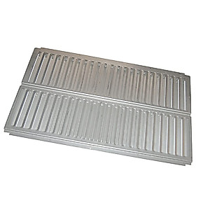 Cmanzhi S9N721(1-Pack) 24.375 inch Stainless Steel Heat Plate Replacement for Ducane 5002SLPE, 5002SS, 1500, 1502, 1502HLP, 1502HLPE, 1502HN, 1502HNE, 1502SHLPE, 1502SHNE, 1504, 1504S