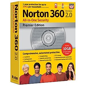 Norton 360 Version 2.0 Premier Edition [Old Version]