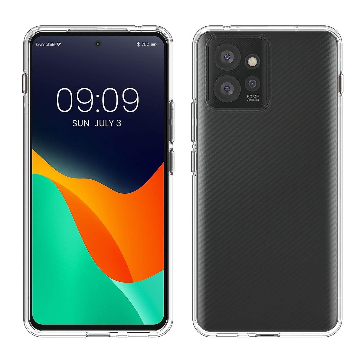 kwmobile Crystal TPU Case for Motorola ThinkPhone - Transparent