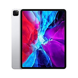 2020 Apple iPad Pro (12.9-inch, Wi-Fi, 128GB) - Silver (Renewed)